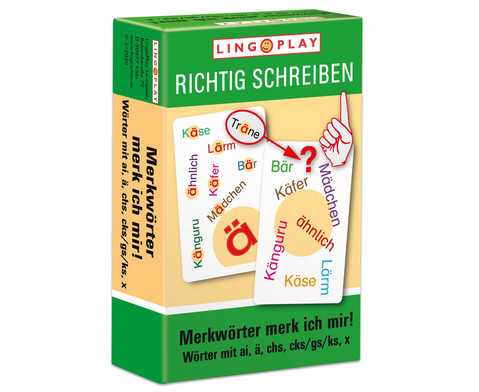 Richtig Schreiben - Merkwörter mit ai, ä, chs/gs/ks, x - betzold.ch