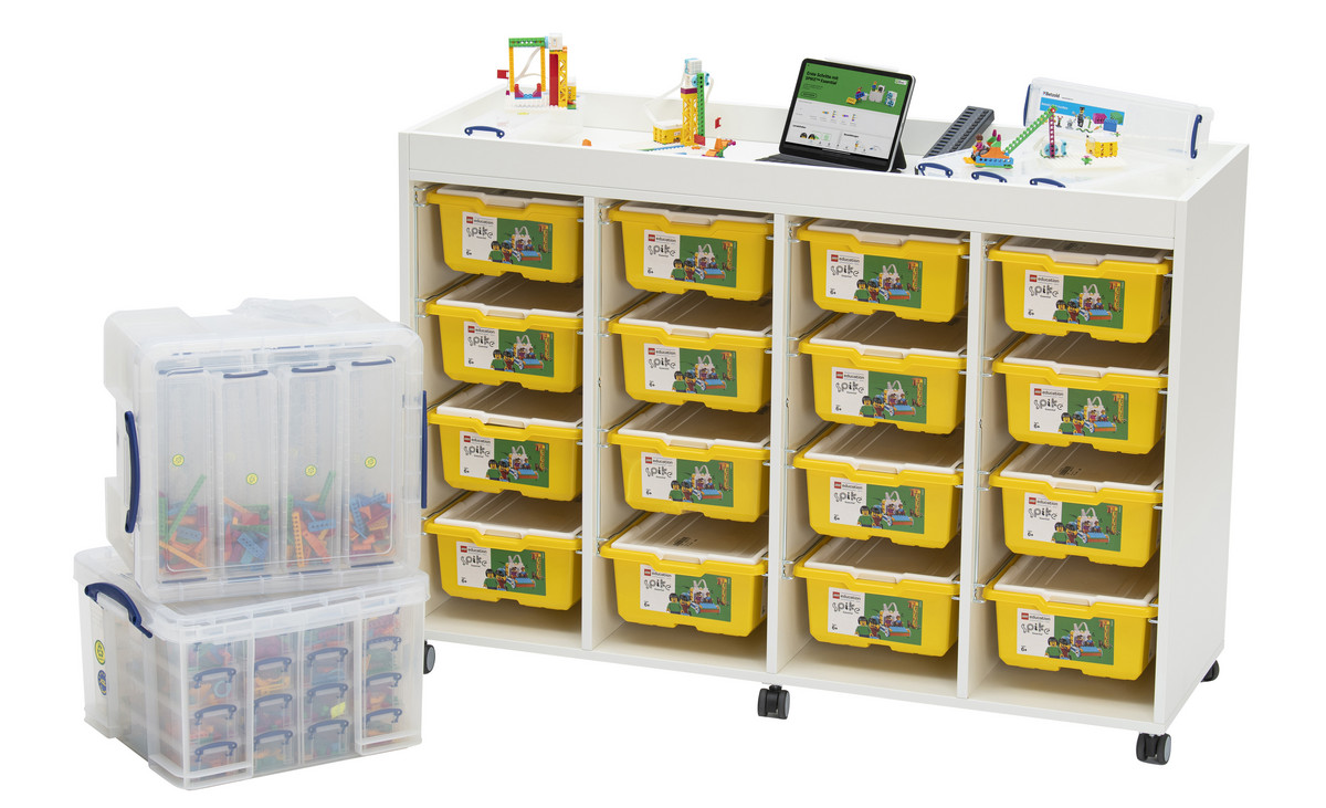LEGO® Education SPIKE™ Essential Learning Kit im Wagen | betzold.ch