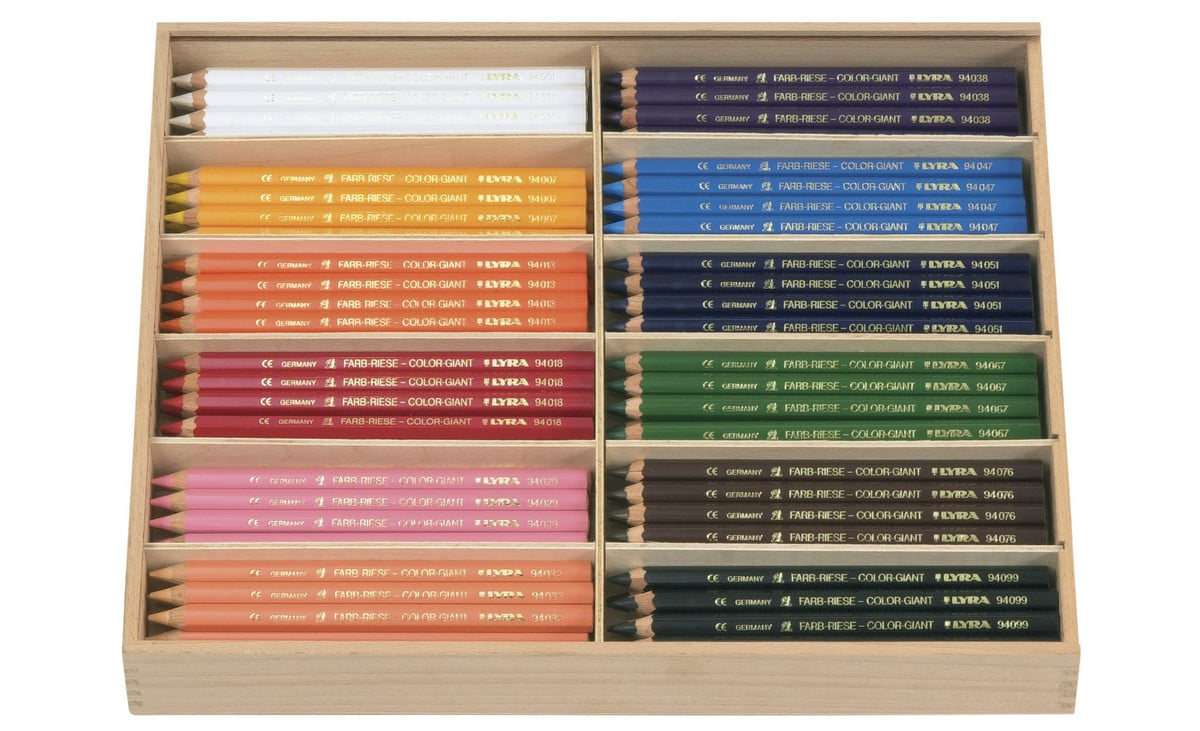 LYRA FARB-RIESEN®, lackiert, 144 Stück | betzold.ch
